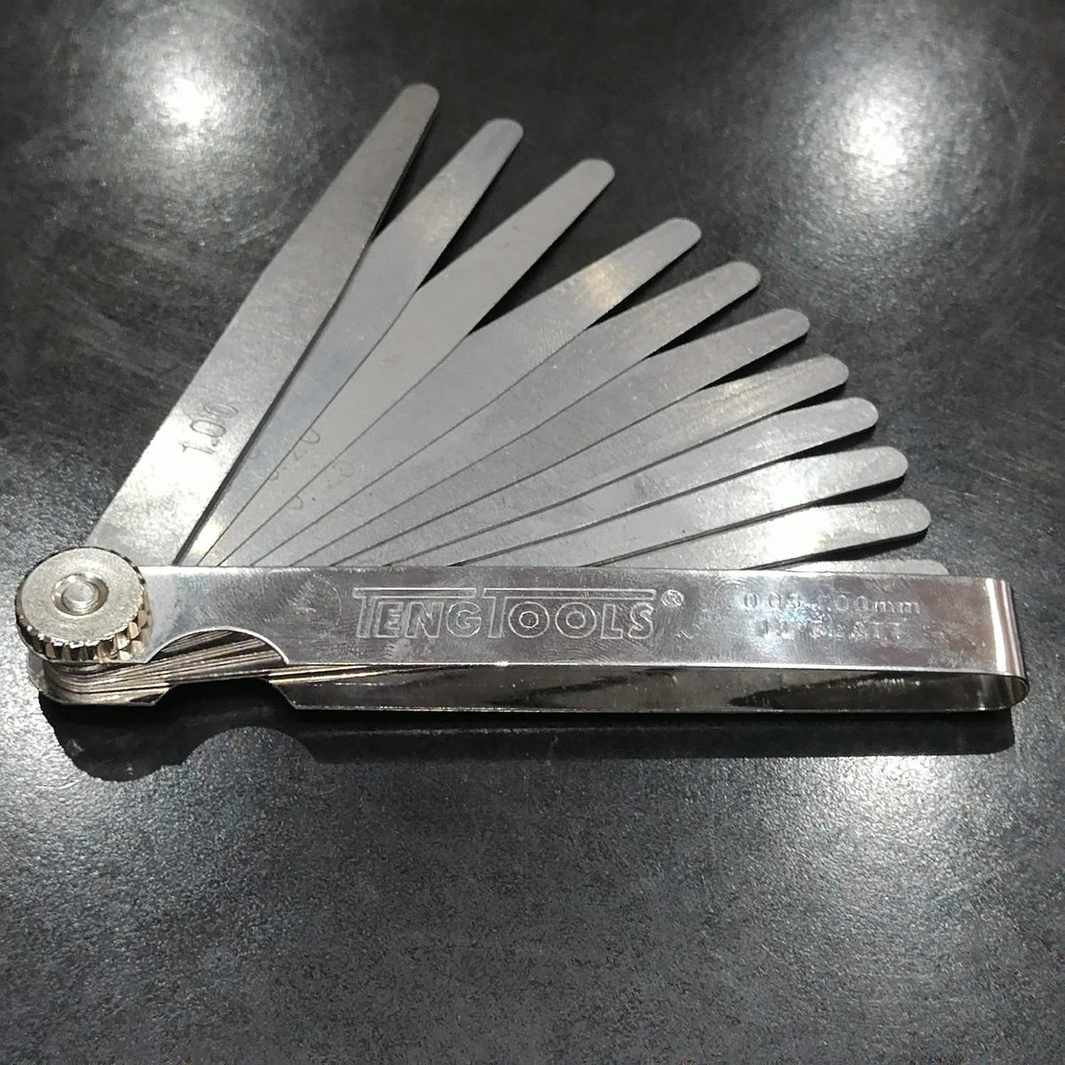 13PC Feeler Gauge 100mm 0,05-1,0mm | Teng Tools South Africa