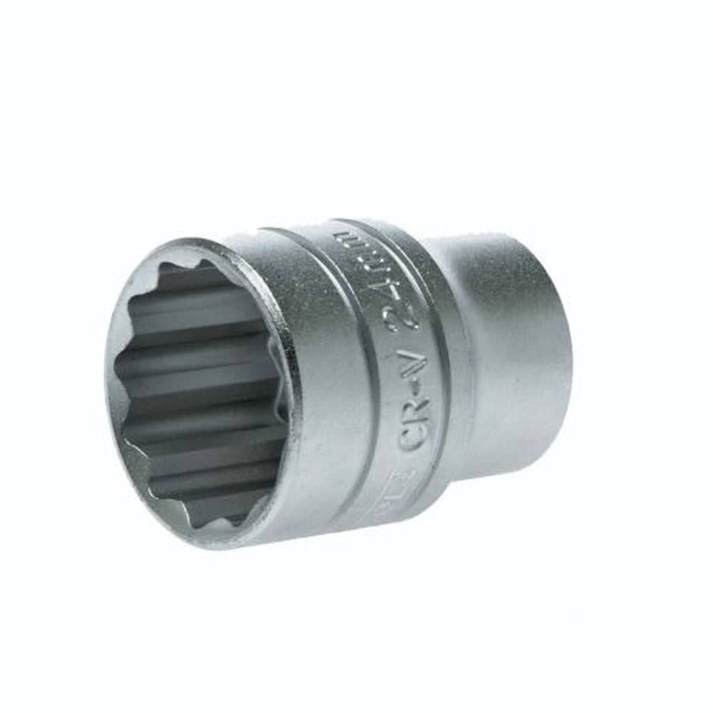 TengTools - 1/2inch Socket 12 pt Metric 24mm - M120524-C