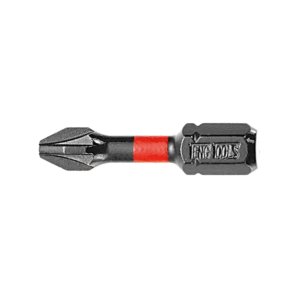 Impact Bit 30mm Length PZ2 1 Piece | Teng Tools South Africa