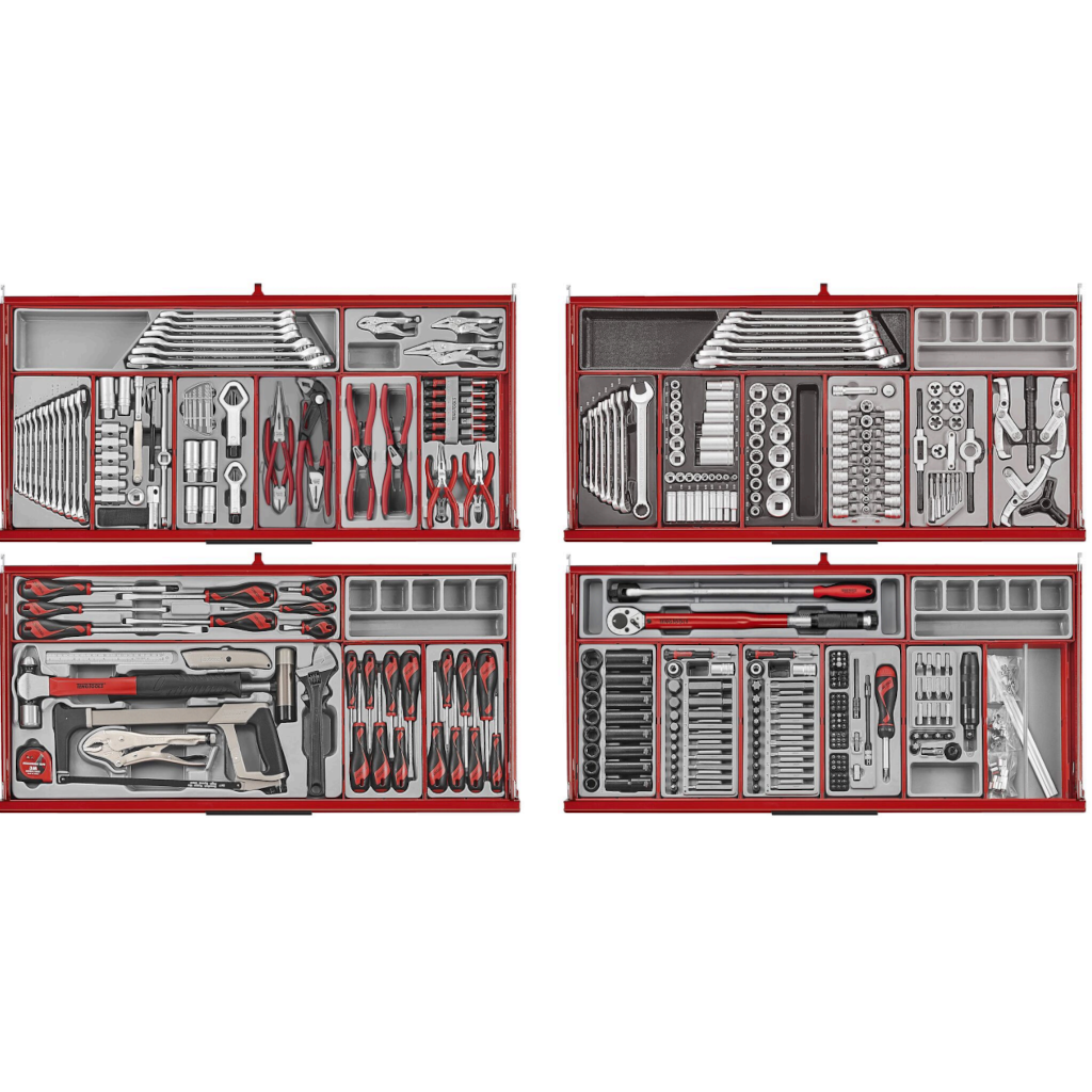 Teng ToolsTKW37R663T 37inch PRO35™ roller cabinet tool kit 663 pieces