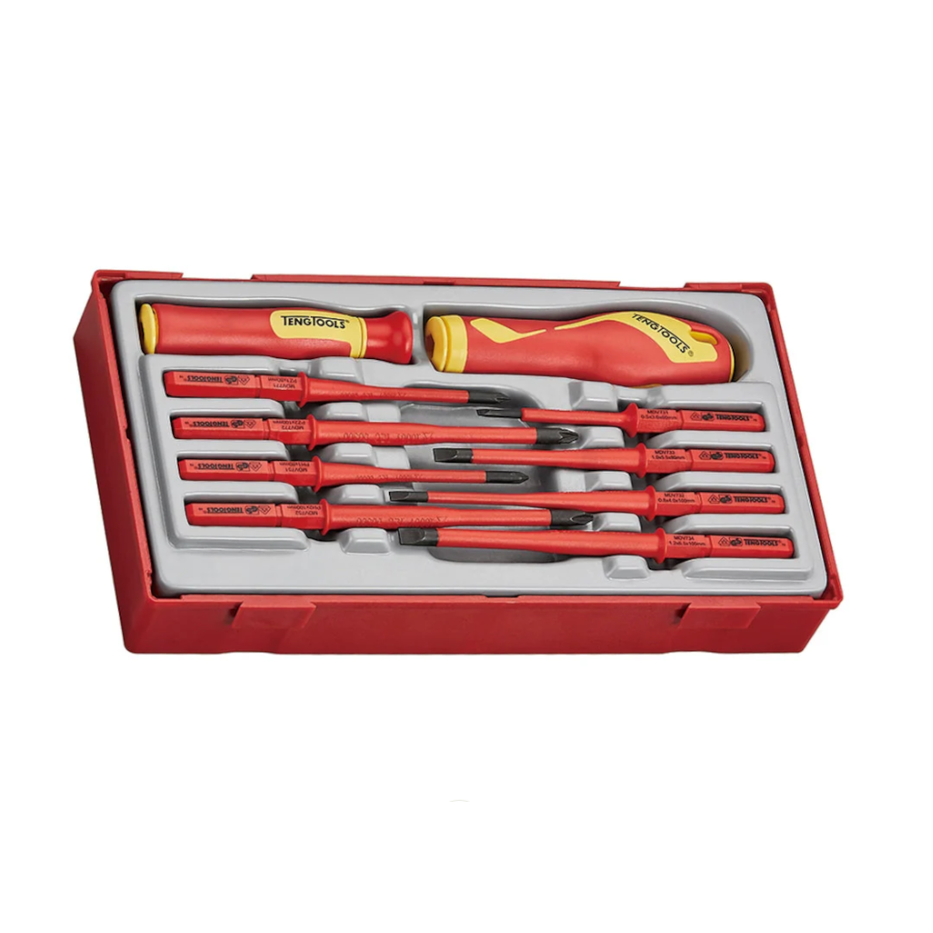 TengTools - Insulated Screwdriver Set Interchangeable Blades TT1 10 Pi