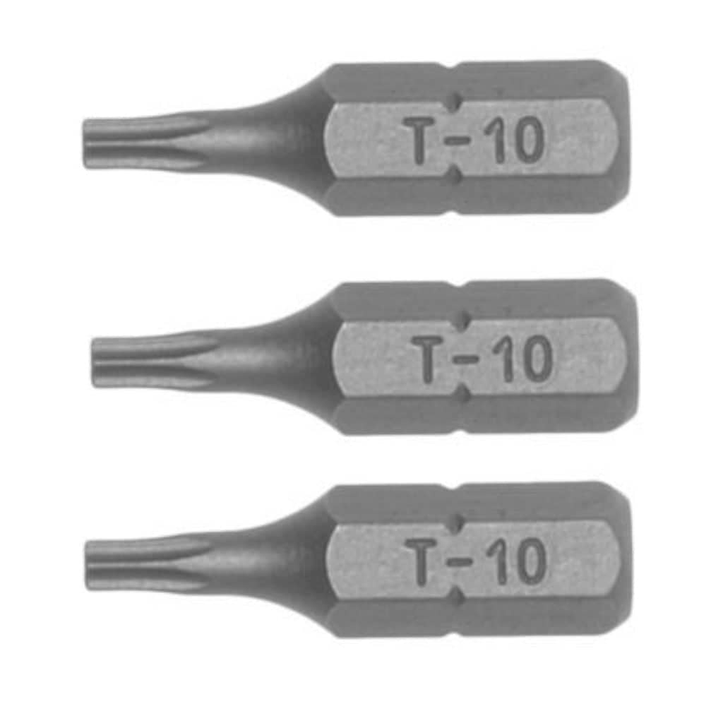 3PC 1/4inch Hex Drive TX10 Torx Bit 25MM | Teng Tools South Africa